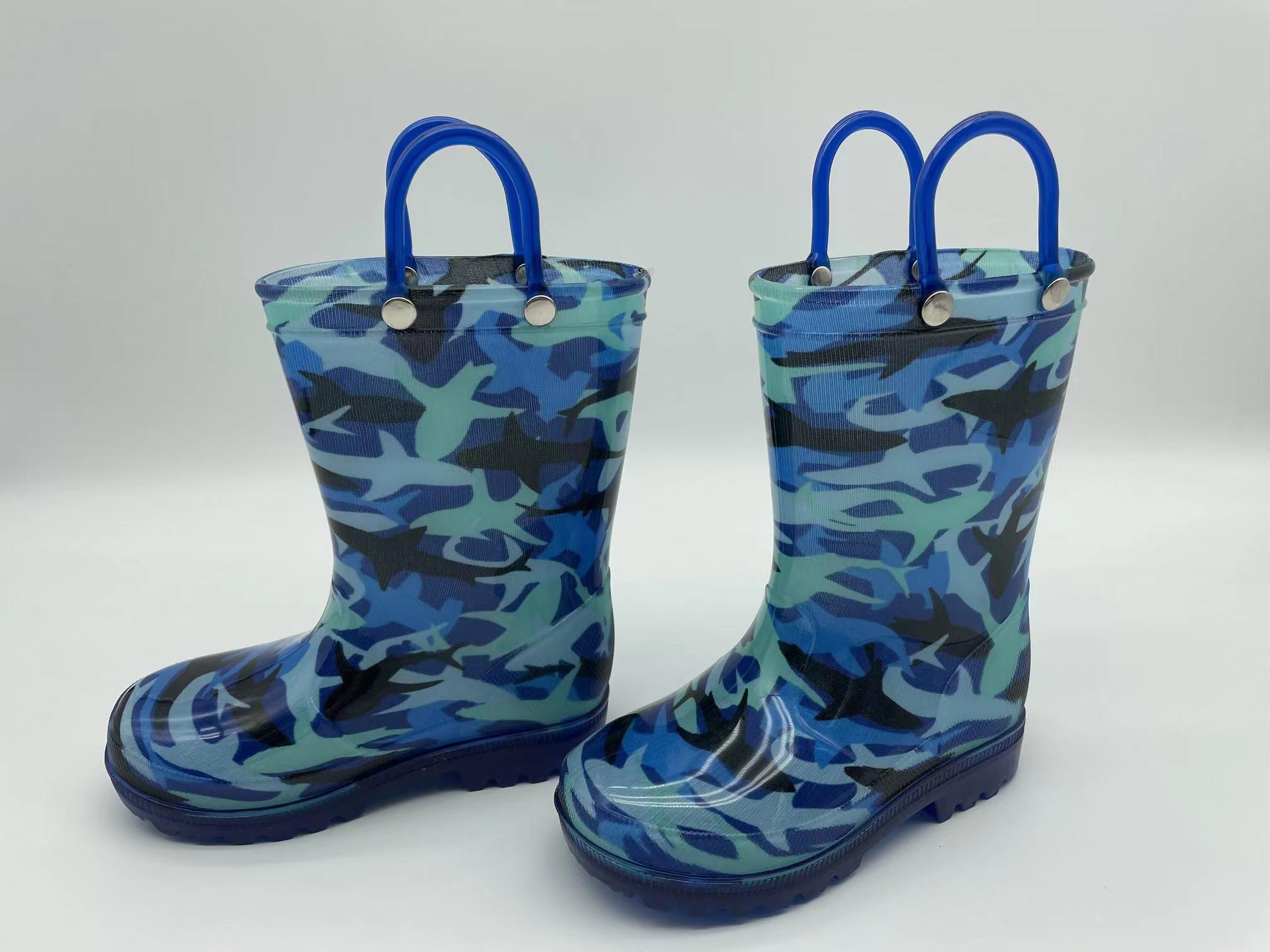 Custom Reusable Kids Rain Boots Waterproof Unique Children Rain Boots ...